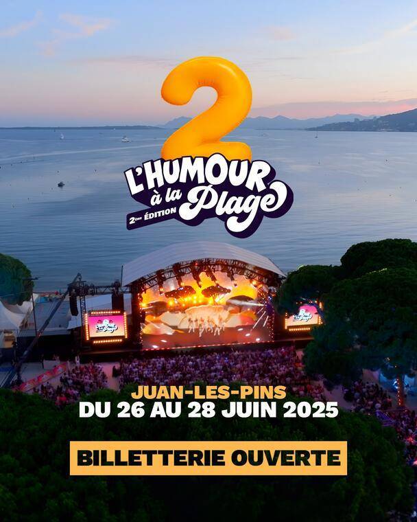 L'humour à la plage - 2e édition à Juan les Pins sur la Côte d'Azur ...